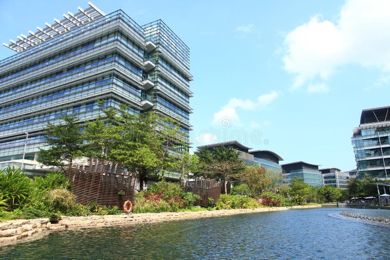 Smart Office Building in Hong Kong Editorial Photo - Image of facade ...