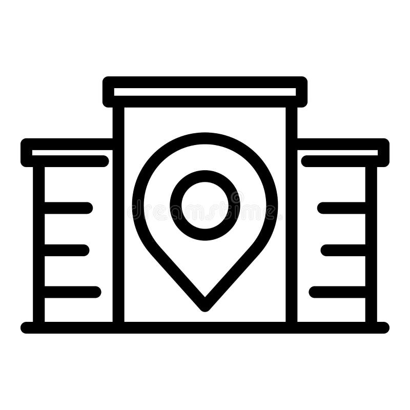 Smart Building Logo, Simple Gray Style Stock Vector - Illustration of ...