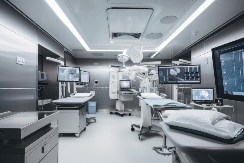 Smart Operating Room, Equipped with Advanced Surgical Tools and ...