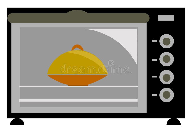 Smart Oven 2d Sprite in Comic Style Stock Image - Image of background ...