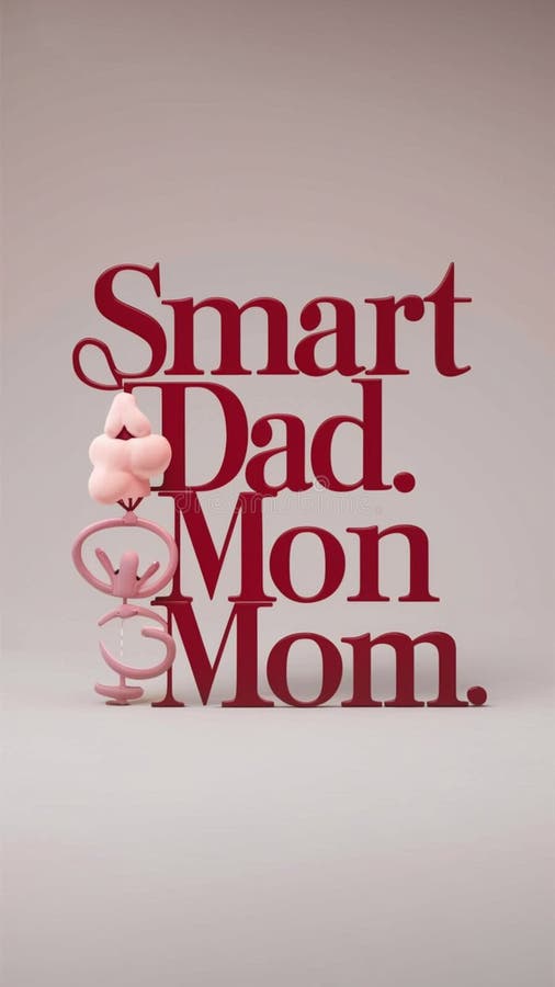 Smart Parents Elegance Wallpaper Stock Illustration - Illustration of ...