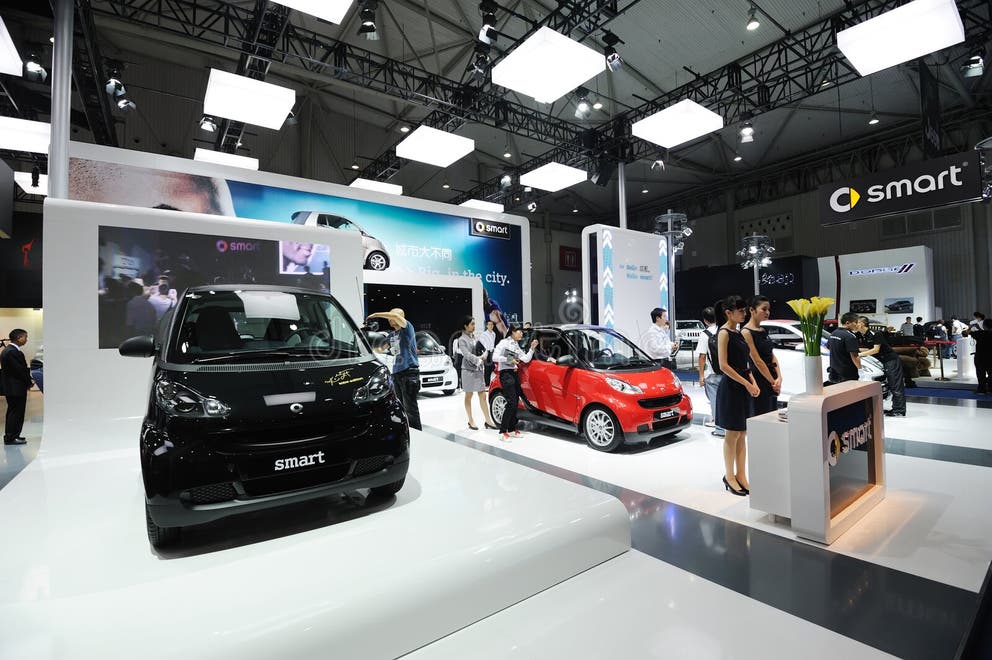 Smart pavilion editorial stock image. Image of automotive - 25641839