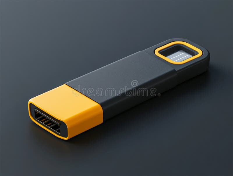 Smart Pen Drive Mock Up with Tech Inspired Backup Solutions and Modern ...