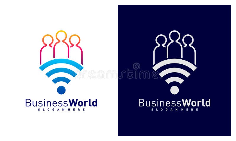 Smart People Logo Design Vector, Colorful Smart Logo Design Template ...