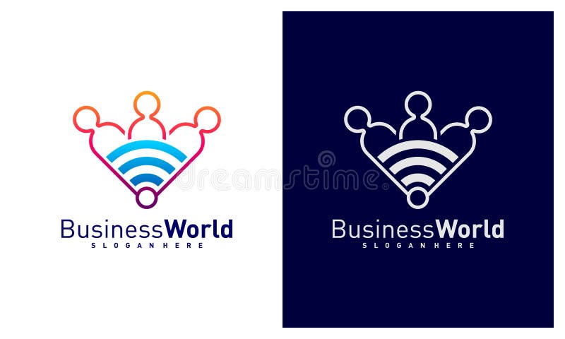 Smart People Logo Design Vector, Colorful Smart Logo Design Template ...