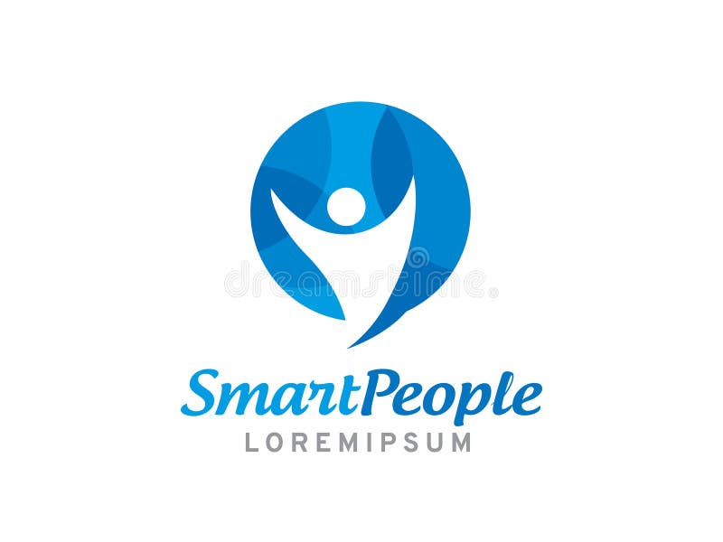 Smart People Logo Template Design Vector, Emblem Stock Vector ...