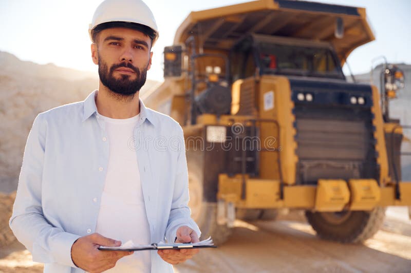 Smart Person is with Documents in Hands. Man in Uniform is Working in ...