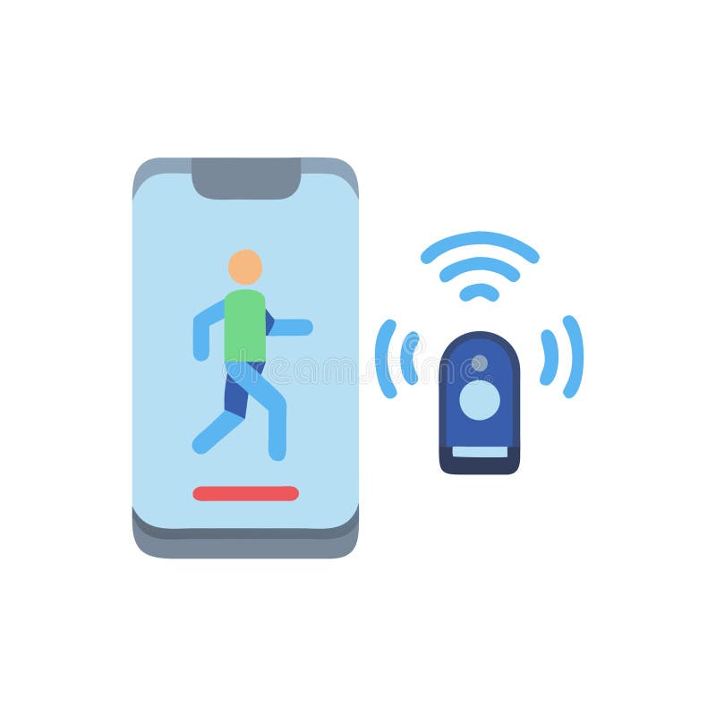 Smart Personal Trainer Sensor for Fitness Tracking Stock Image ...