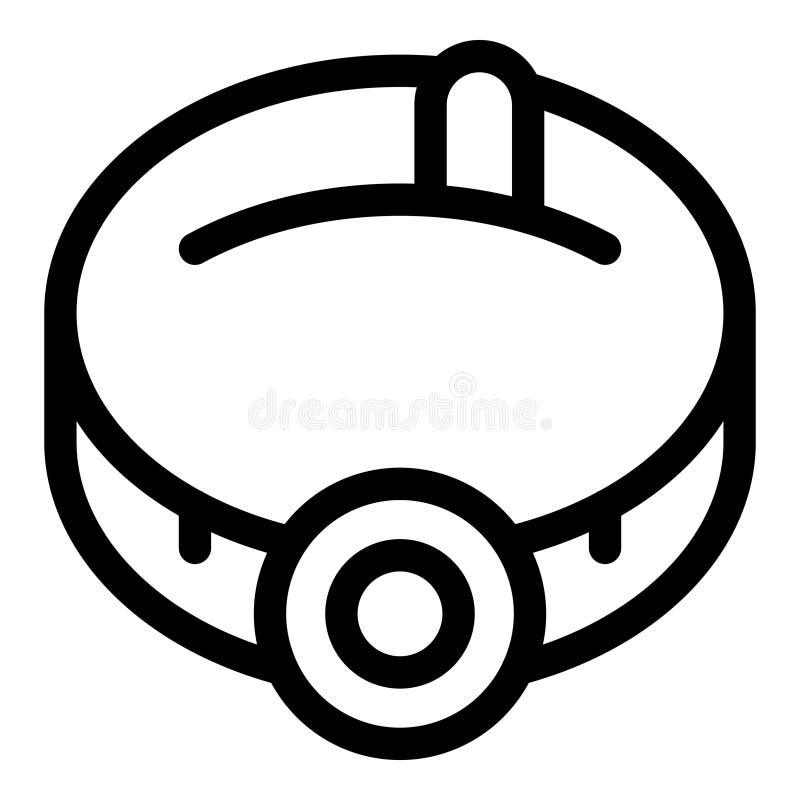 Smart Pet Collar with Gps Tracking System for Safety Stock Illustration ...