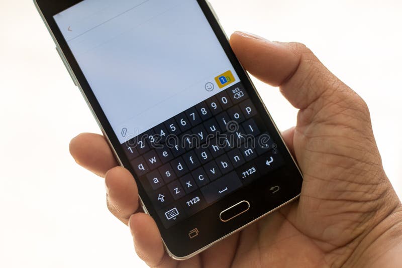 Smart Phon and Hand Touch on Keypad Stock Image - Image of smartphone ...