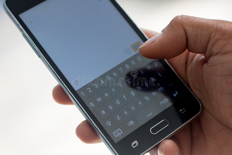 Smart Phon and Hand Touch on Keypad Stock Photo - Image of keypad ...