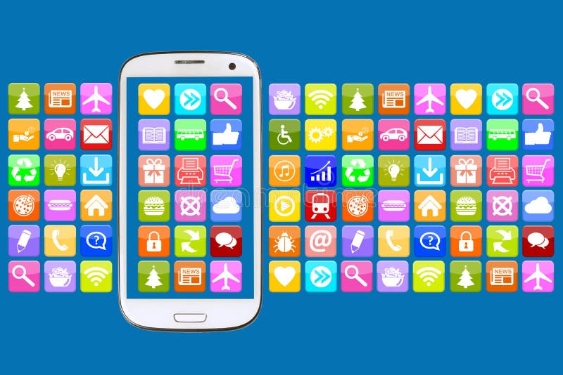 Application Apps App Icon Icons Multimedia Collection for Mobile Stock ... Application Apps App Icon Icons Multimedia Collection for Mobile Stock ...