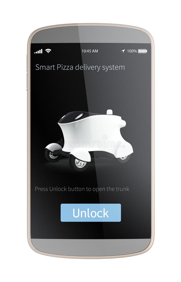 Smart Phone Apps Interface for Order Pizza and Delivery by Robot Car ...