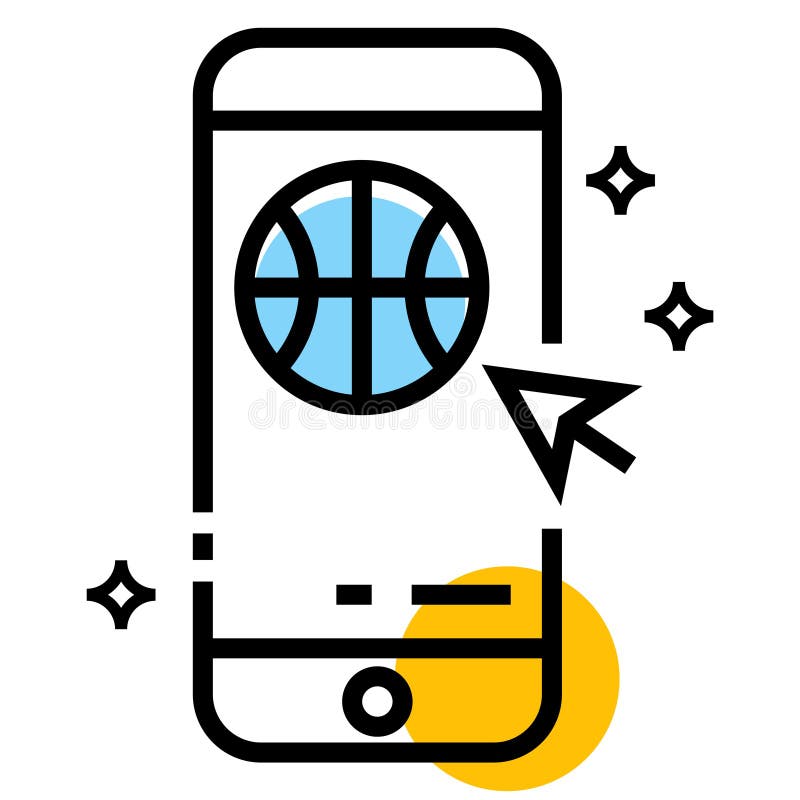 Smart Phone Browser Vector Icon Design Stock Vector - Illustration of ...