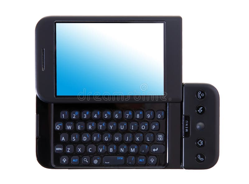 Modern Mobile Phone Isolated Editorial Image - Image of instant ...