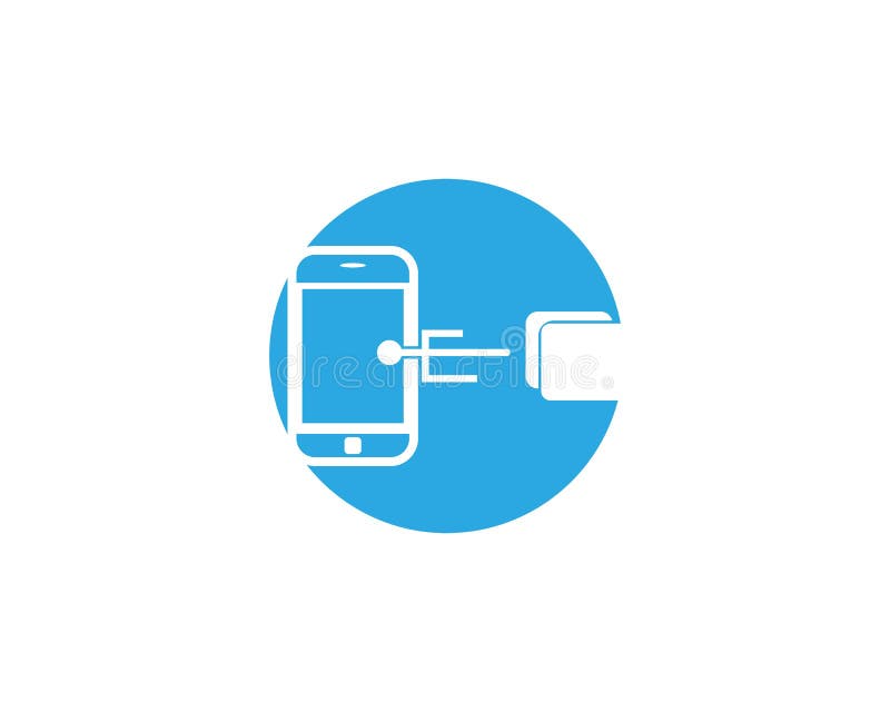 Smart Phone Connectivity Icon Logo Design Template Stock Vector ...