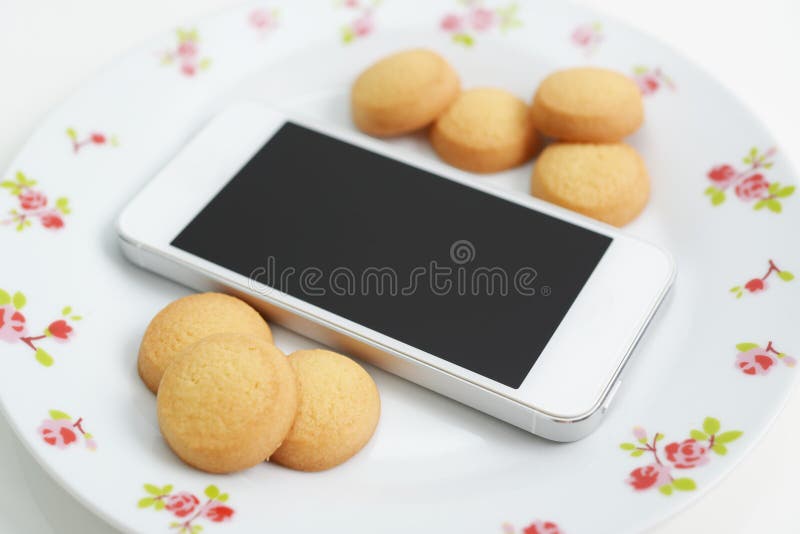 A smart phone stock photo. Image of closeup, cell, cooky - 110275712