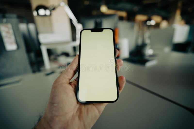 Smart phone empty screen stock image. Image of creativity - 341553779