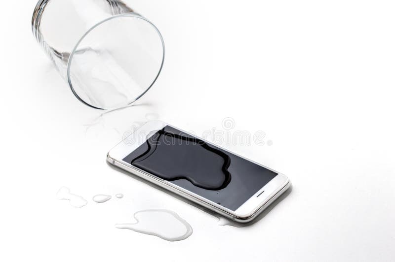 Phone fail broken stock photo. Image of insurance, goblet - 214480854