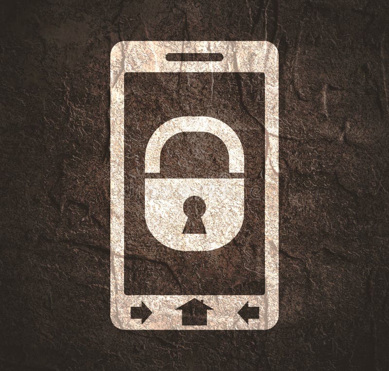 Smart phone icon stock illustration. Illustration of closed - 141176894