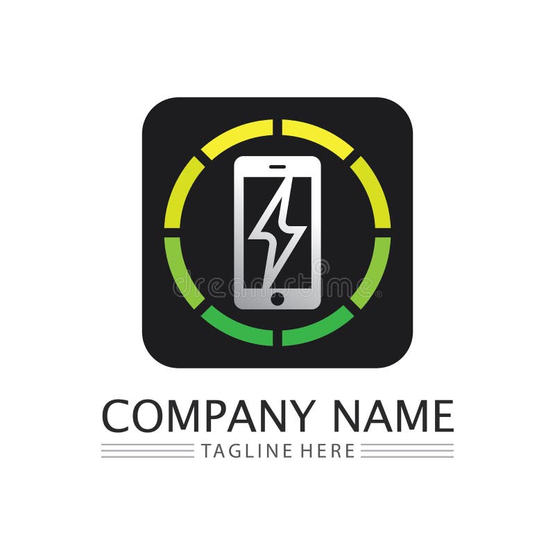 Smart Phone Icon Logo Design and Vector Illustration Stock Illustration ...