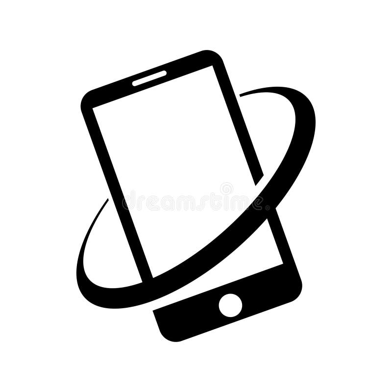 Smart Phone Icon Logo Vector Stock Vector - Illustration of gadget ...