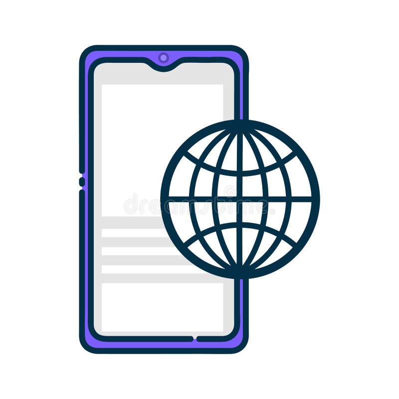 Smart Phone Icon with a Modern Style Stock Vector - Illustration of ...