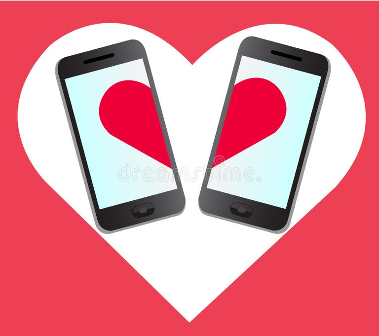 Smart Phone Lover Icon Vector Stock Vector - Illustration of woman ...