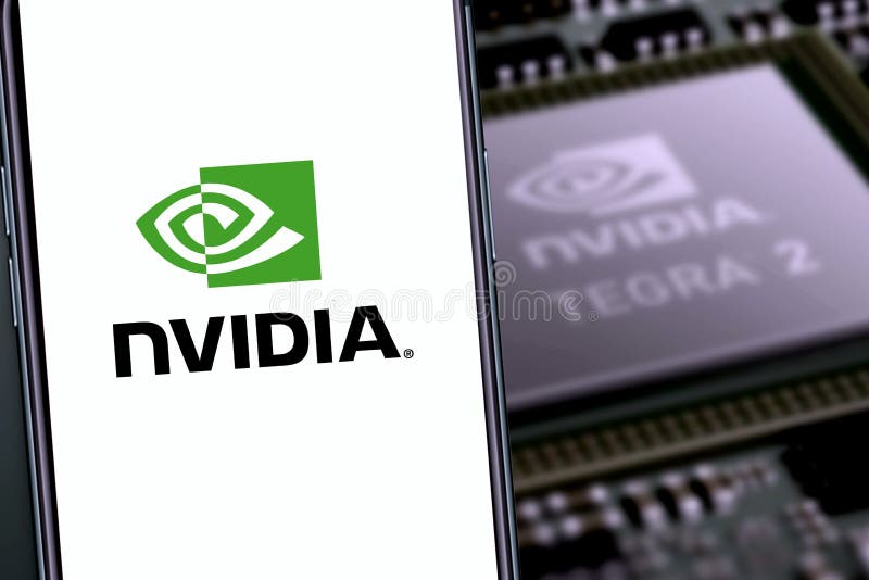Smart Phone with NVIDIA Logo, Nvidia Corporation is a Multinational ...