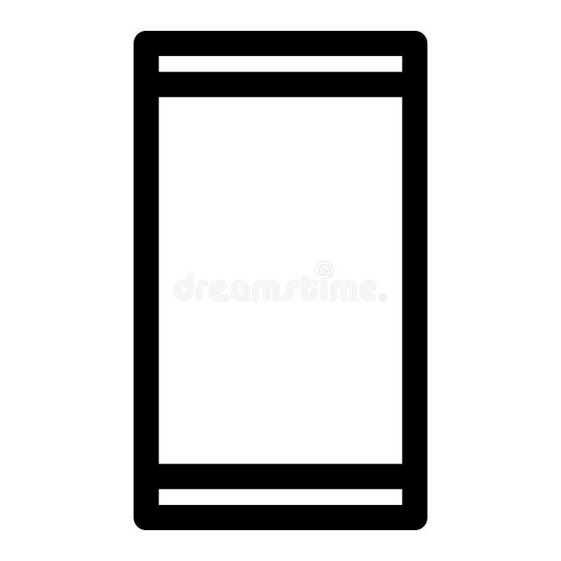 Smart Phone ( sample two ) stock vector. Illustration of barcode ...
