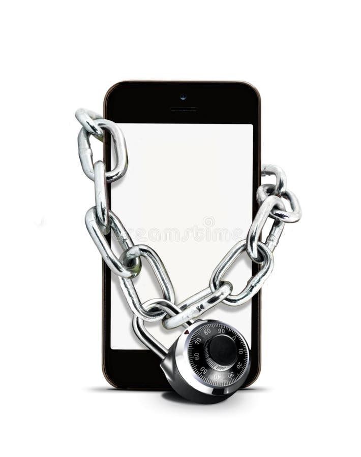 Smart Phone Security Concept Stock Image - Image of smartphone, safety ...