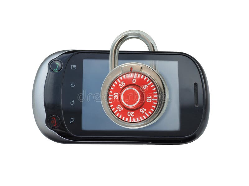 Smart phone security stock photo. Image of security, business - 38648858