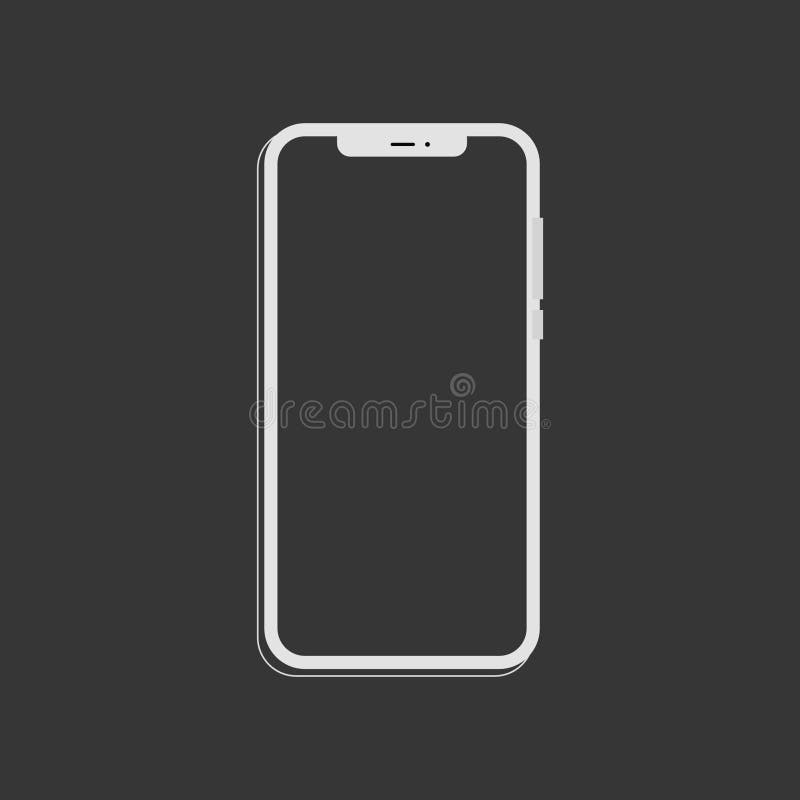 Smart Phone the Shape of a Modern Mobile Phone Designed To Have a Thin ...