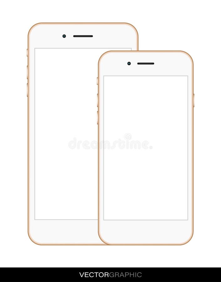 Smart Phone Template Front and Three Back Side 2 Stock Vector ...