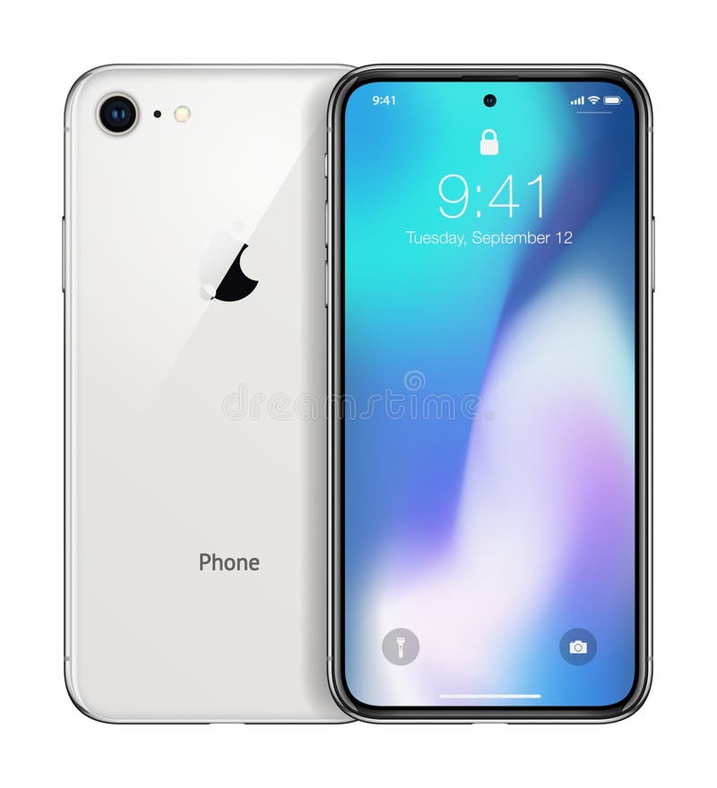 Smart Phone UI, UX Mock Up for Presentation Template. Cell Phone with ...