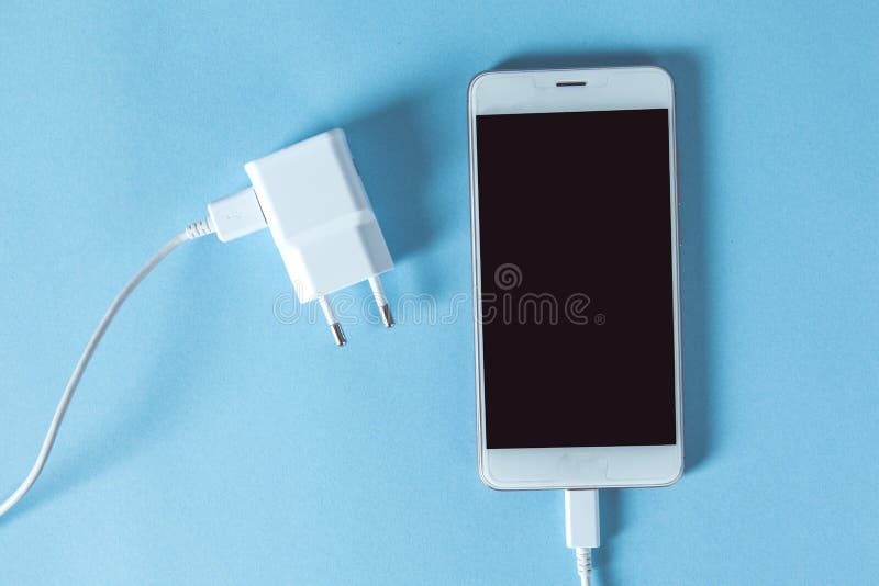 Smart Phone with Usb on Desk Stock Image - Image of cell, power: 169903461