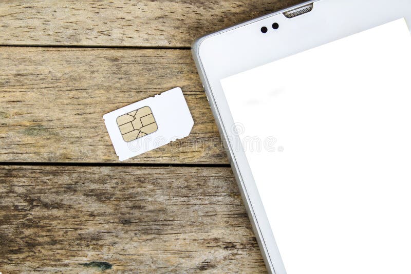 Smart Phone Use with Micro Sim Card Stock Image - Image of chip ...