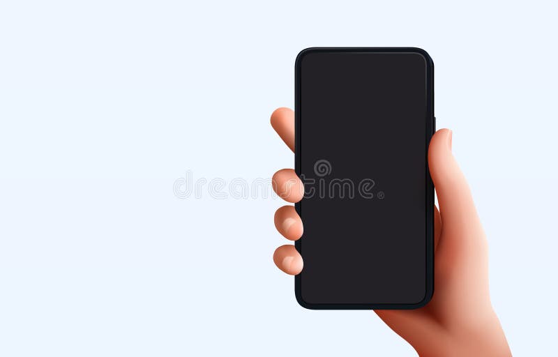 Smart Phone Using, Hand Hold Gadget Electronic. Vector Illustration ...