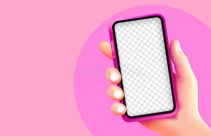 Smart Phone Using, Hand Hold Gadget Electronic. Vector Illustration ...