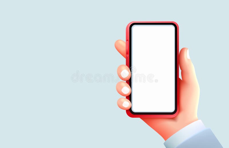 Smart Phone Using, Hand Hold Gadget Electronic. Vector Illustration ...