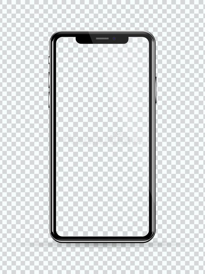 Smart Phone. Smartphone Image on Transparent Background Stock Vector ...