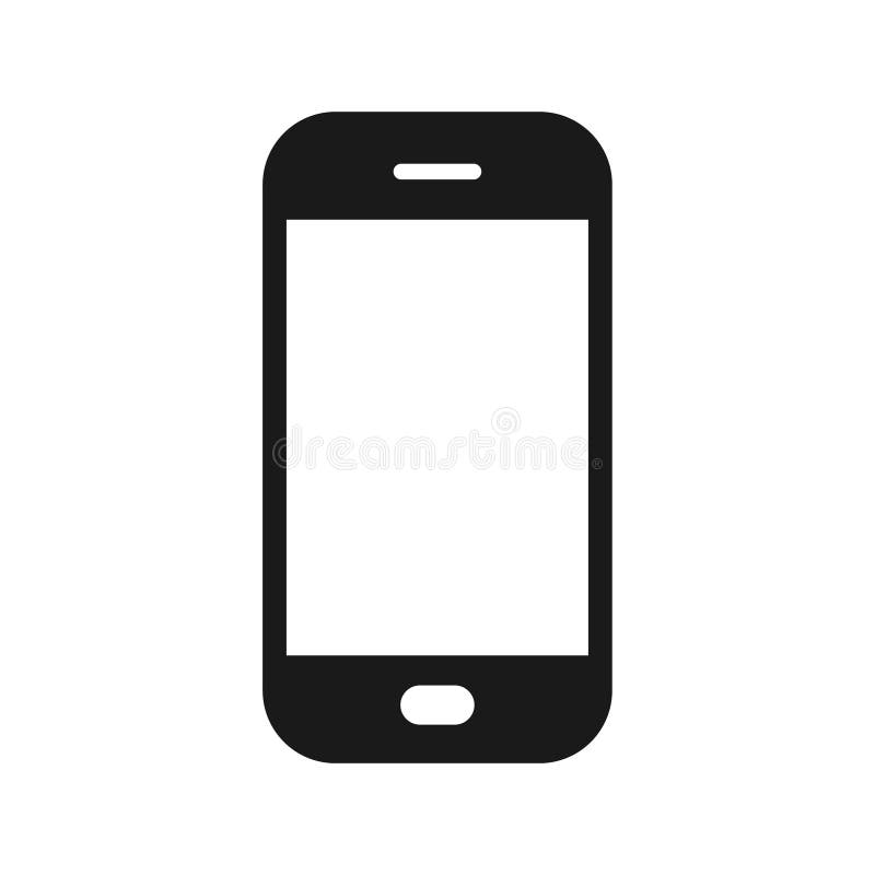Smart Phone Vector Icon. Web and Application Interface Button Symbol ...