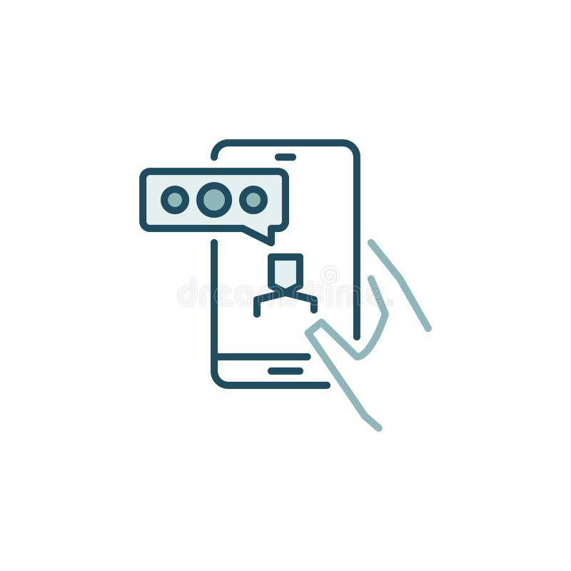 Smart Phone Video Call Vector Concept Colored Icon Stock Vector ...