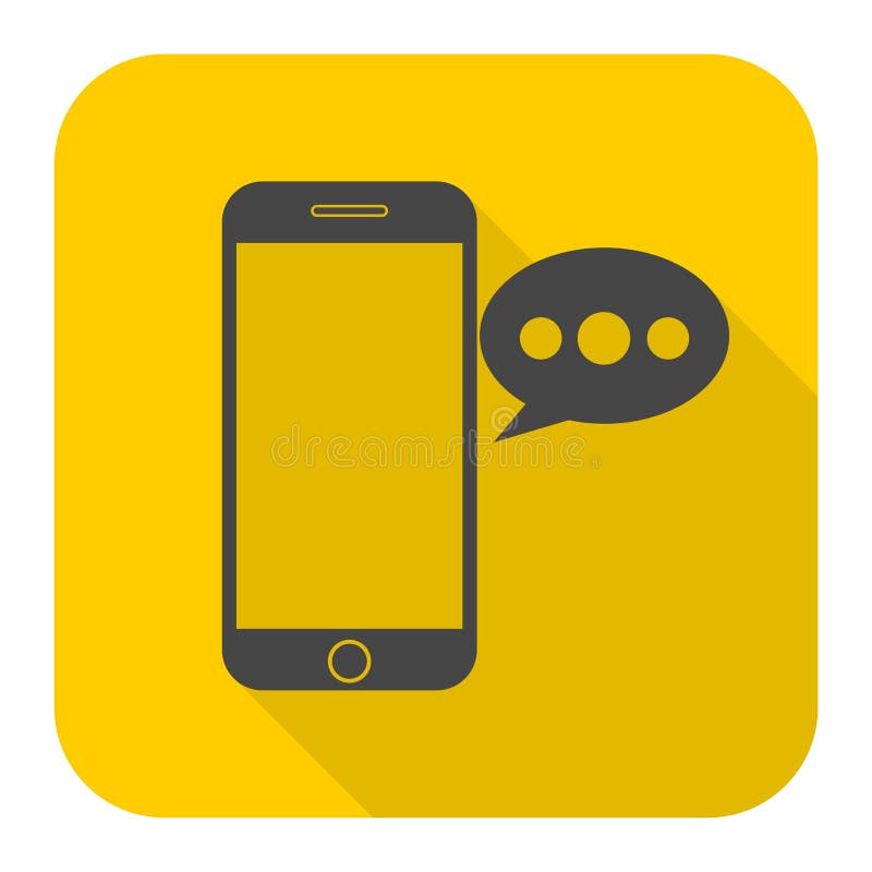 Smart Phone, Voice Message Icon Stock Vector - Illustration of accept ...