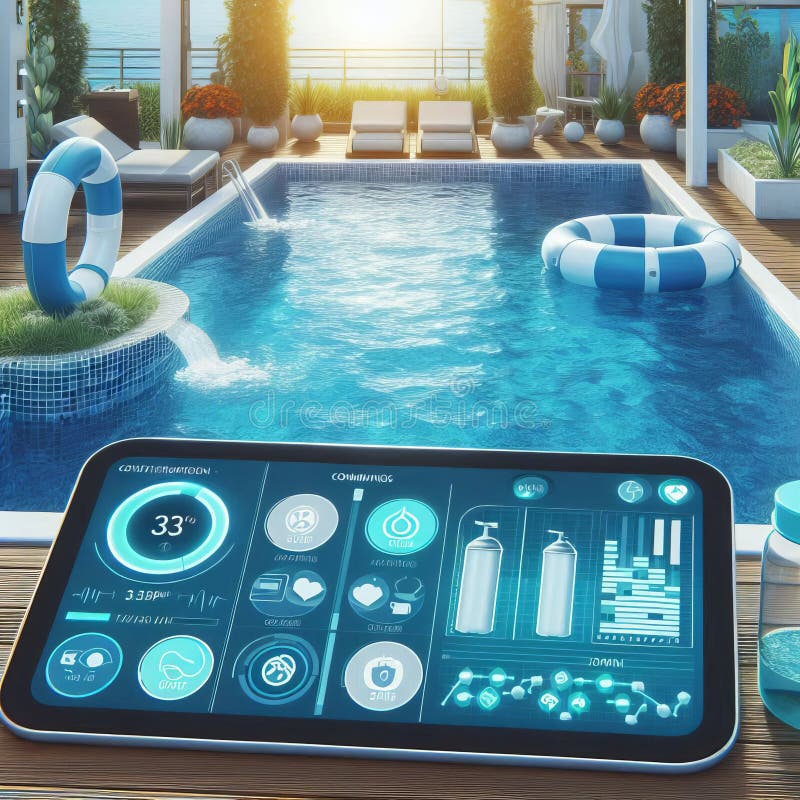 Smart Pool Maintenance System Monitors and Automatically Adjusts Stock ...