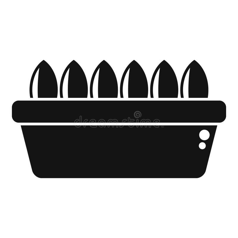 Smart Pot Growing Seeds Icon, Simple Style Stock Illustration ...