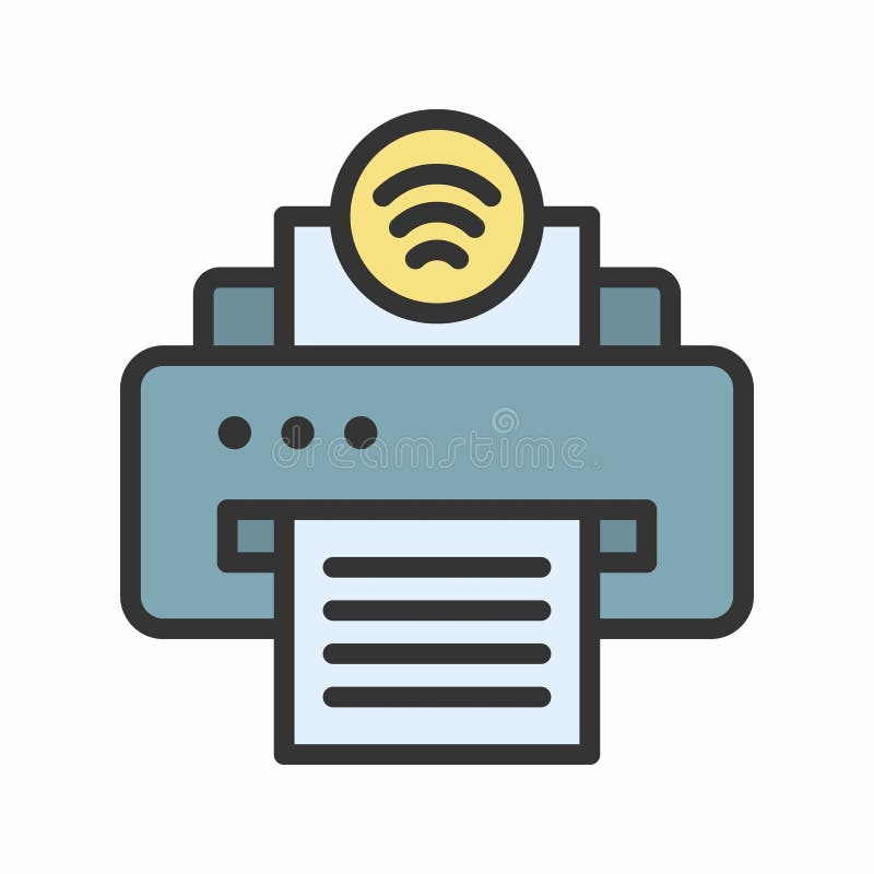 Smart Printer Icon Vector Image. Stock Vector - Illustration of ...