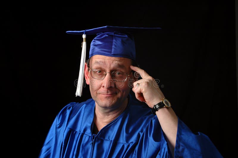 Smart Professor stock photo. Image of ceremony, concept - 1764746