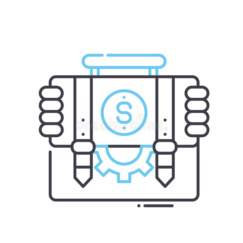 Smart Project Line Icon, Outline Symbol, Vector Illustration, Concept ... Smart Project Line Icon, Outline Symbol, Vector Illustration, Concept ...