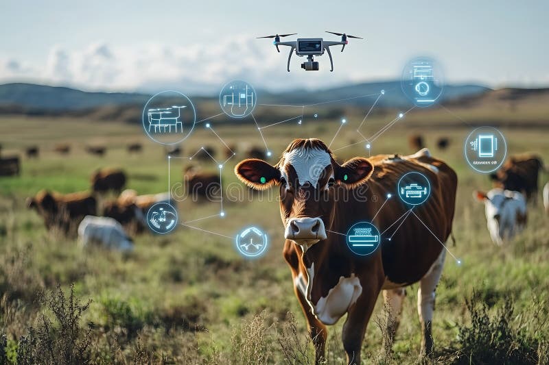 Smart Ranch with Floating Cows Drones and Automated Feeding Systems ...